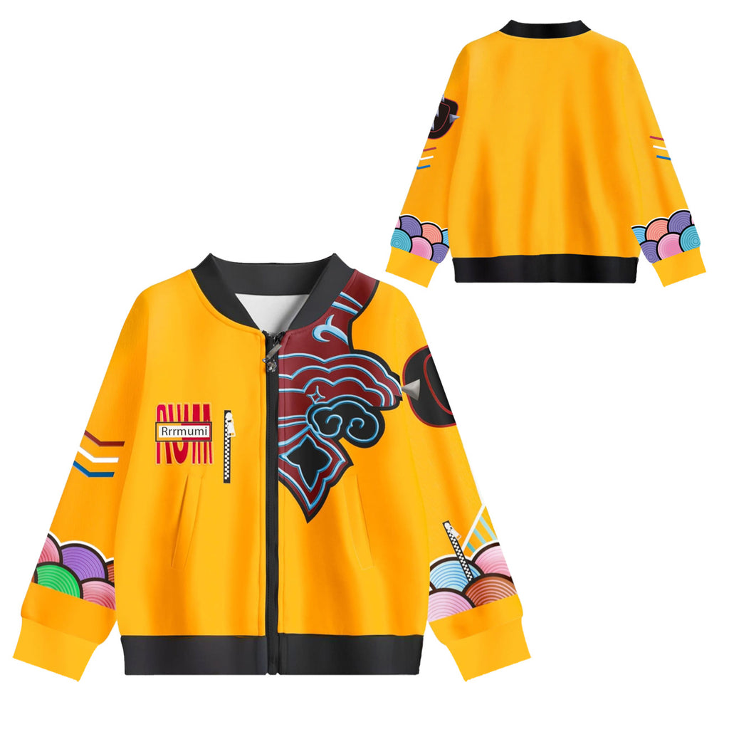 Kpop Demon Hunters Rumi Coat Cosplay Costume Yellow Black Golden Outfi ...