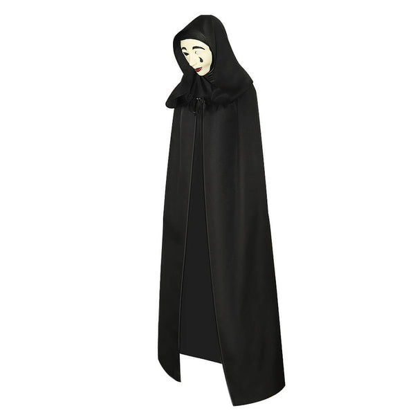A Haunting in Venice Cotton Cloak Horror Ghost Mask Halloween Cosplay ...