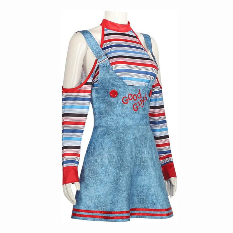 Adult Chucky Costume Women Child’s Play Halloween Costumes Suit – Becostume