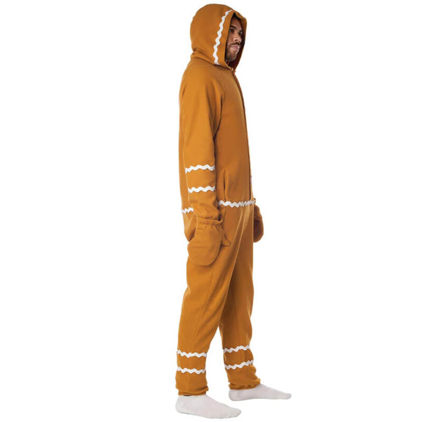 Adult Gingerbread Costume Gingerbread Man Costume Outfit Christmas Gin ...