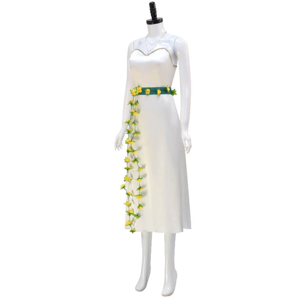 Final Fantasy Aerith Gainsborough Cosplay Aerith White Dress Carvinal ...