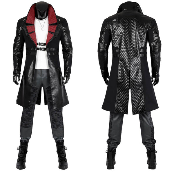 Cyberpunk 2077 Phantom Liberty Costume Solomon Reed Coat Halloween Cos ...