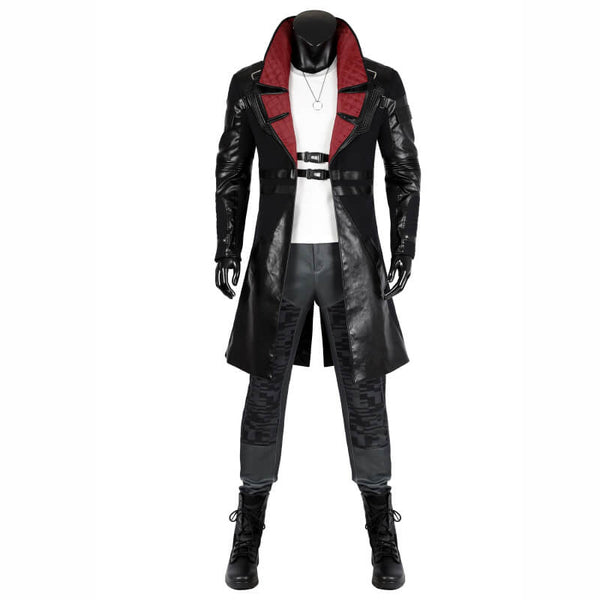 Cyberpunk 2077 Phantom Liberty Costume Solomon Reed Coat Halloween Cos ...