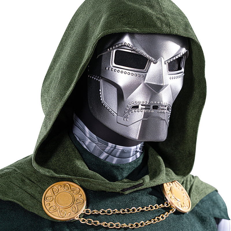 Doctor Doom Cosplay Costume Classic Dr. Doom Comic Halloween Suit Beco ...