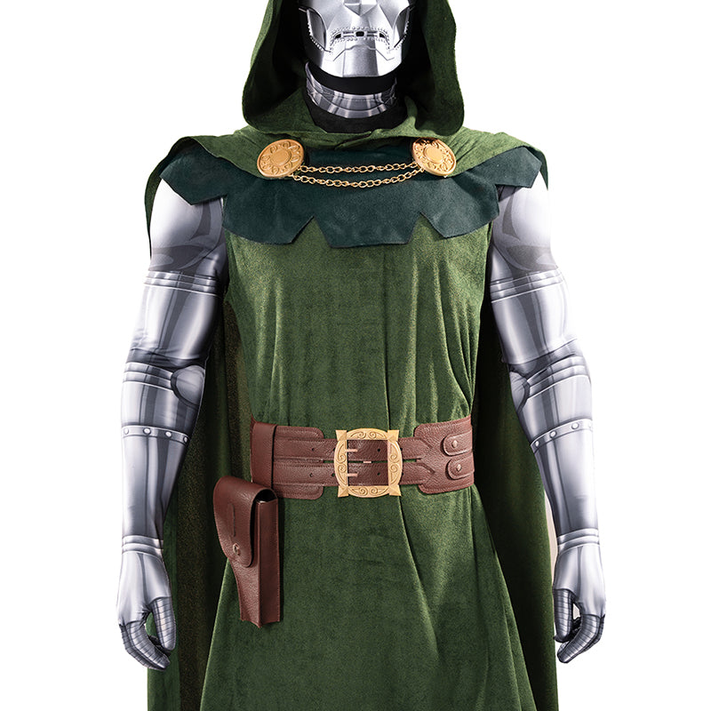Doctor Doom Cosplay Costume Classic Dr. Doom Comic Halloween Suit Beco ...