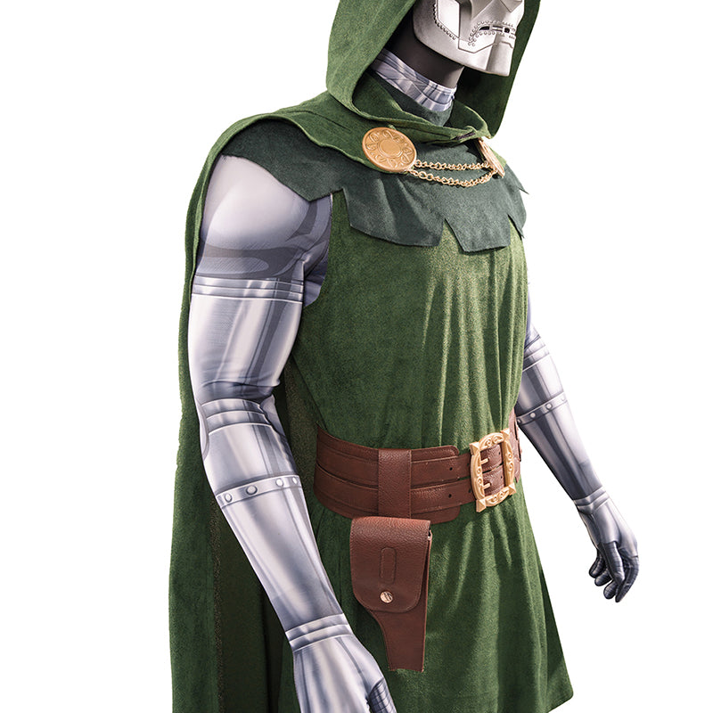 Doctor Doom Cosplay Costume Classic Dr. Doom Comic Halloween Suit Beco ...