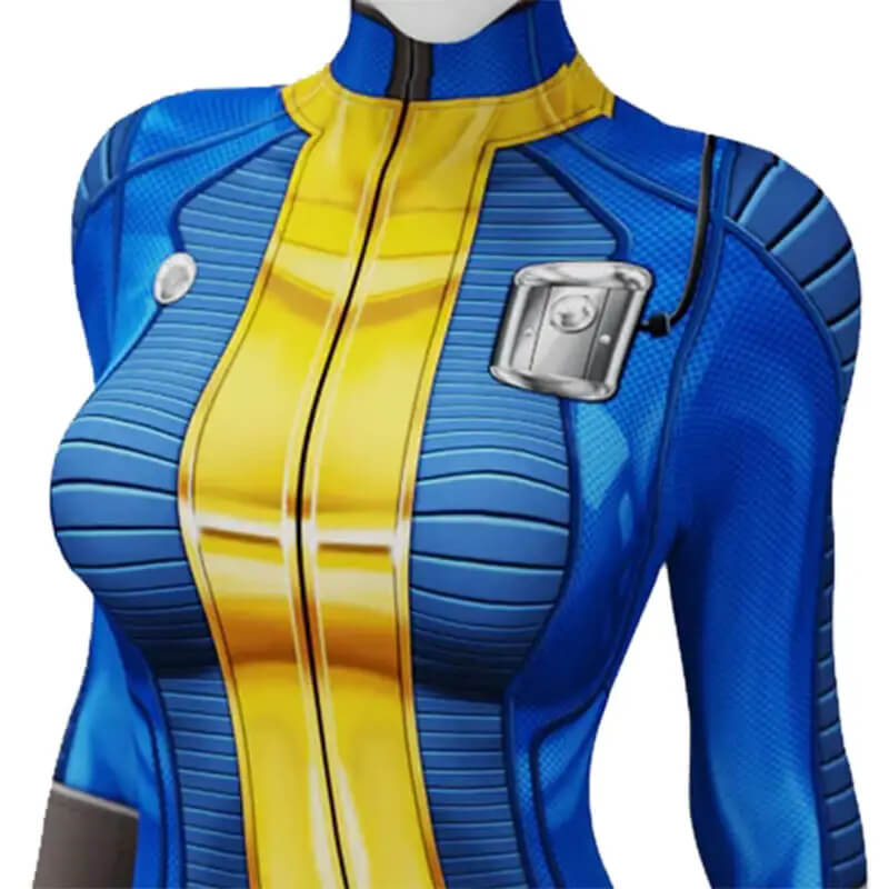 Fallout Cosplay Jumpsuit Vault 111 Suit Women Vault Dweller Suit Hallo ...