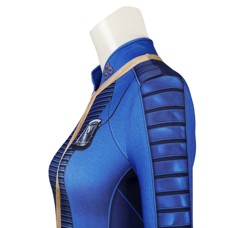 Fallout Cosplay Jumpsuit Vault 33 Suit Female Lucy Halloween Outfit Ad ...