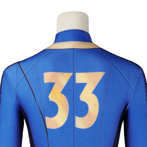 Fallout Cosplay Jumpsuit Vault 33 Suit Female Lucy Halloween Outfit Ad ...
