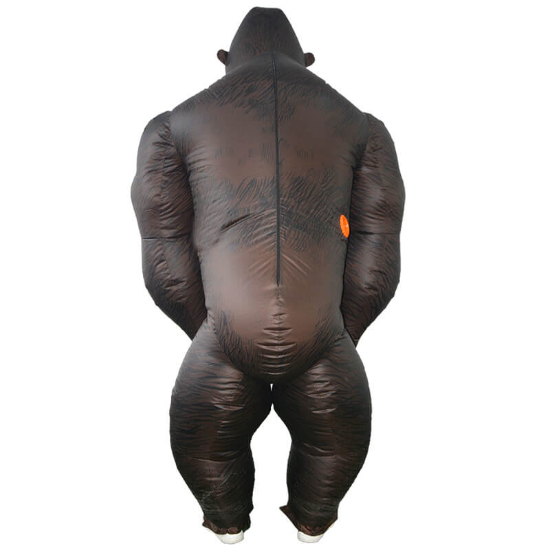 Gorilla Inflatable Costume Adult Gorilla Halloween Monster Costume Kid ...