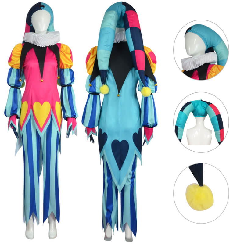 Helluva Boss Fizzarolli Costume Adult Halloween Cosplay Outfit with He ...