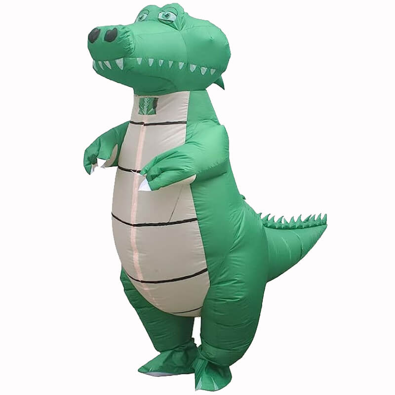 Becostume Inflatable Crocodile Costume Halloween Air Blow Up Crocodile