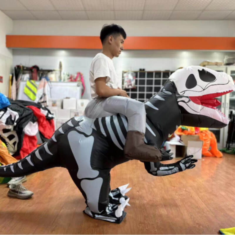 Inflatable Dinosaur Costume Funny Dinosaur Halloween Costume Kids Adul ...