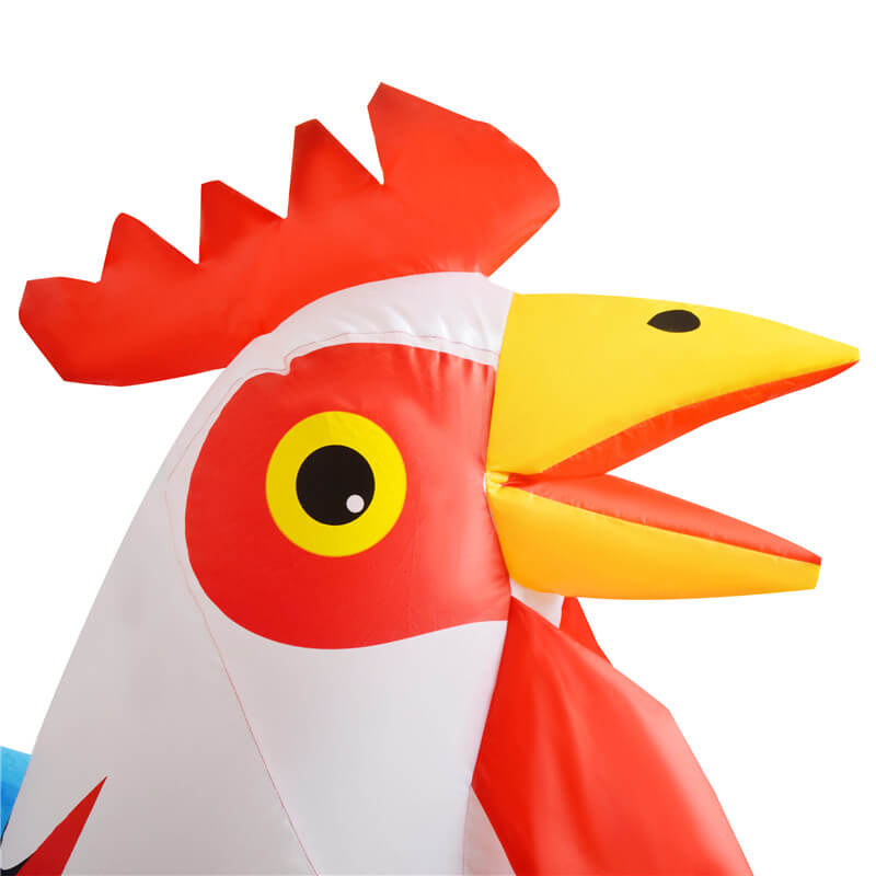Inflatable Rooster Costume Kids Adults Inflatable Halloween Cosplay Ou ...