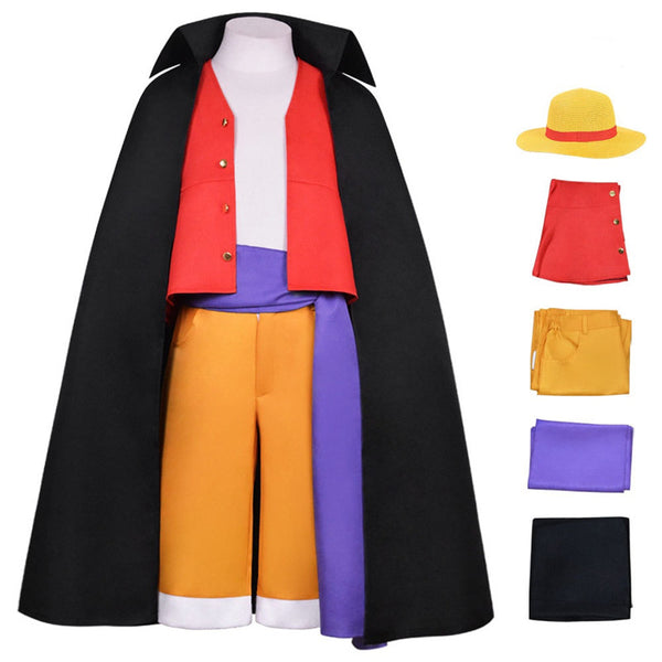Luffy Costume One Piece Luffy Monkey D. Luffy Halloween Carvinal Suit ...