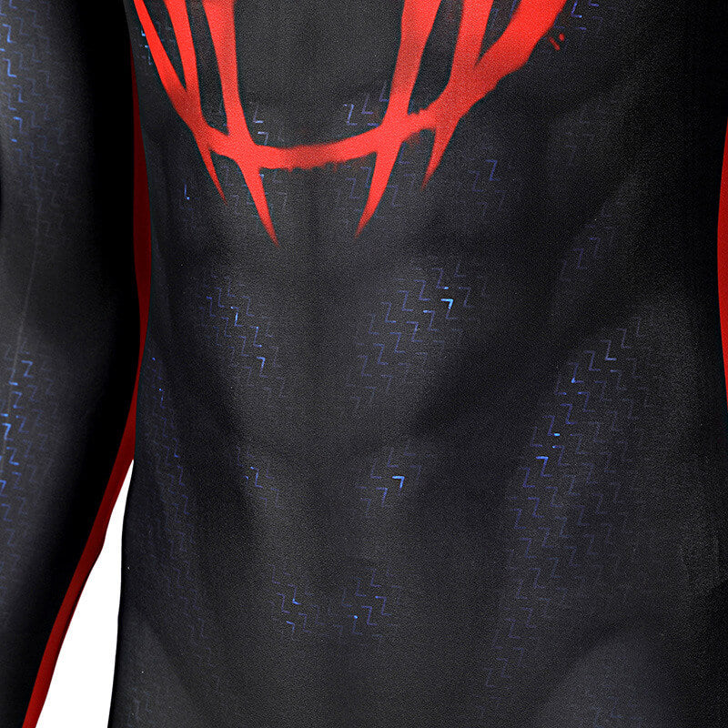 Spiderman Into the Spider Verse Miles Morales Suit Miles Costume Bodys ...