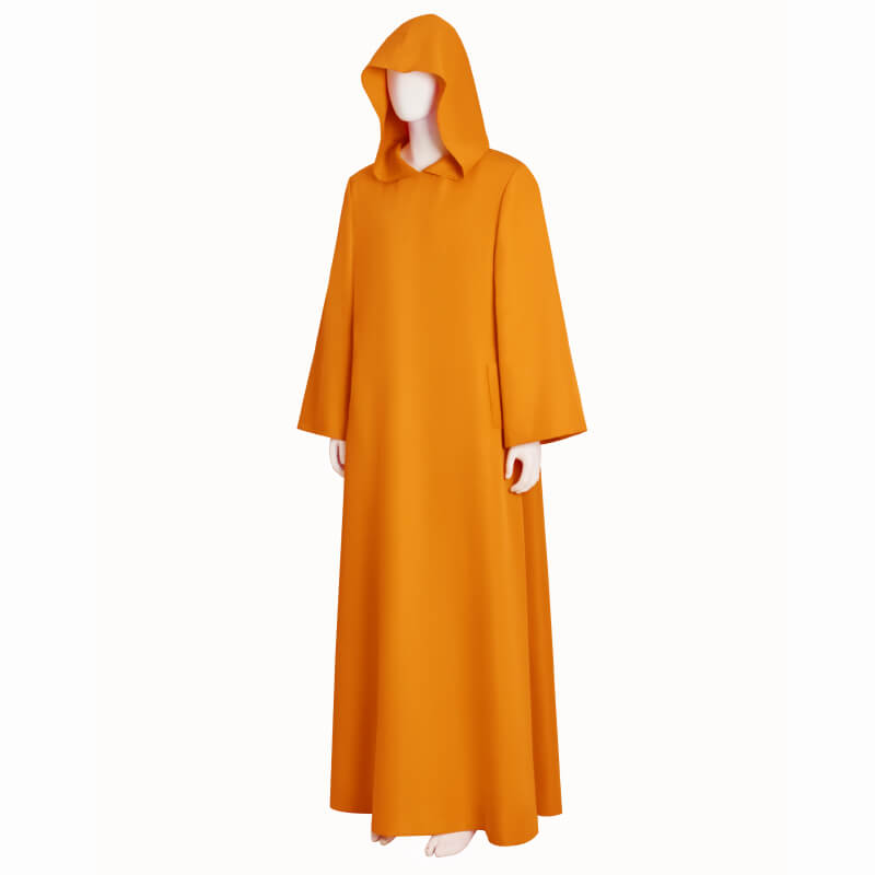 Orange Wizard Robe Shadow Wizard Money Gang Costume Cape Cloak with Ho ...