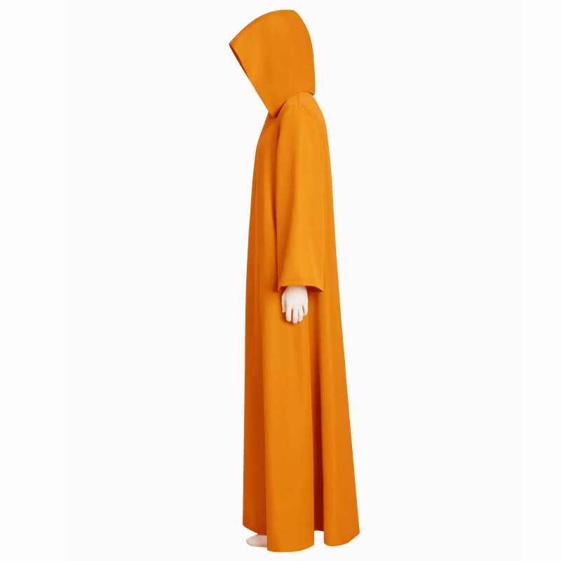 Orange Wizard Robe Shadow Wizard Money Gang Costume Cape Cloak with Ho ...
