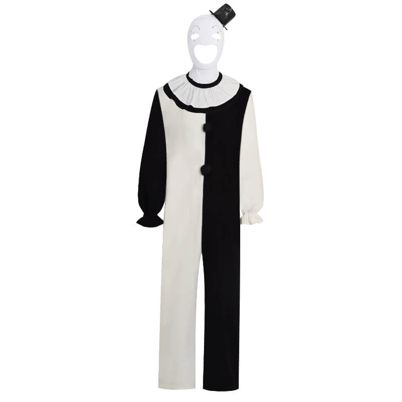 Becostume Terrifier 2 Art the Clown Halloween Costume Jumpsuit Hallowe