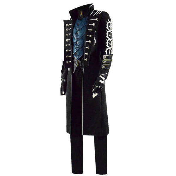 Vergil Devil May Cry Costume DMC Vergil Halloween Cosplay Outfit Becos ...