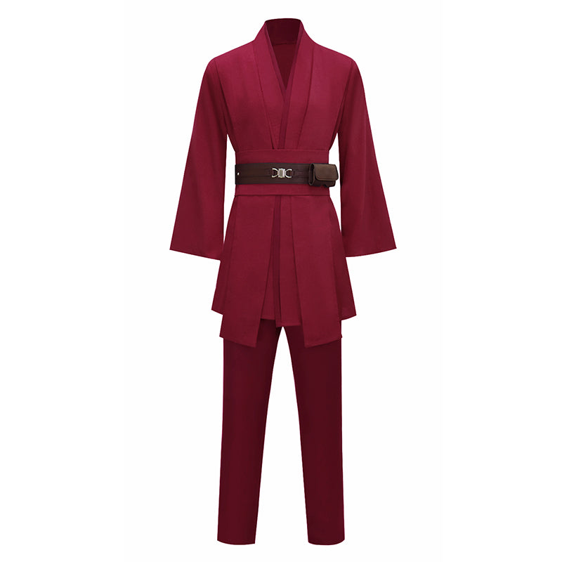 Becostume Star Wars Anakin Skywalker Cosplay Costume Anakin Burgendy T