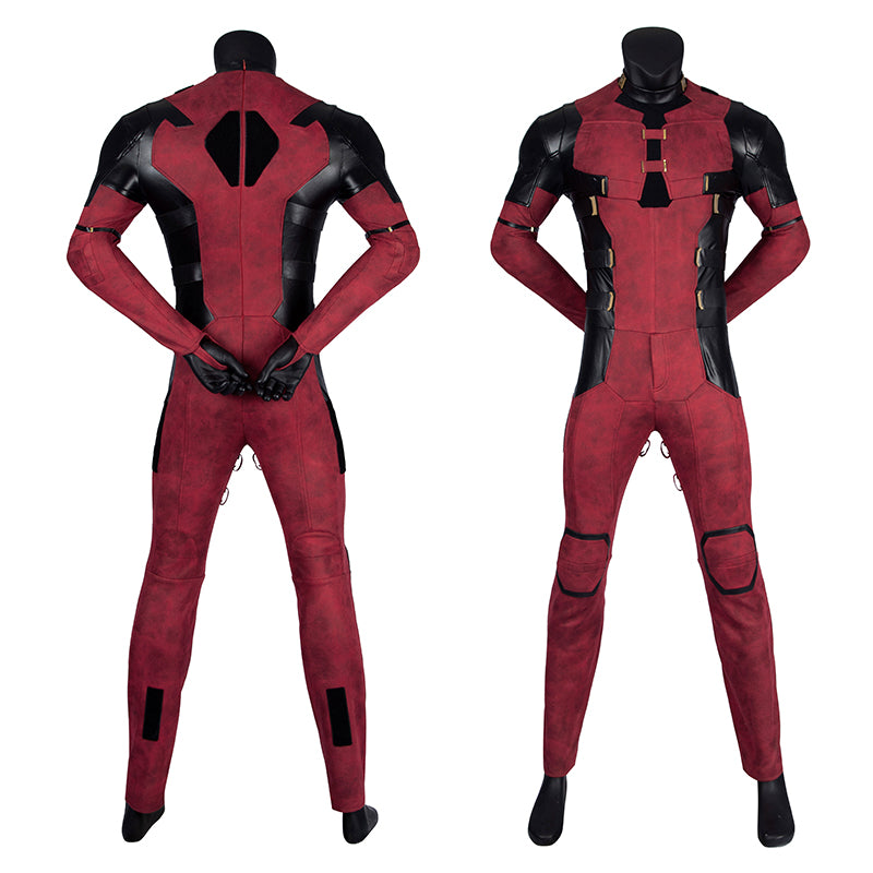 Deadpool 3 Cosplay Costume Deadpool Wade Wilson Leather Suit Deluxe Ve ...