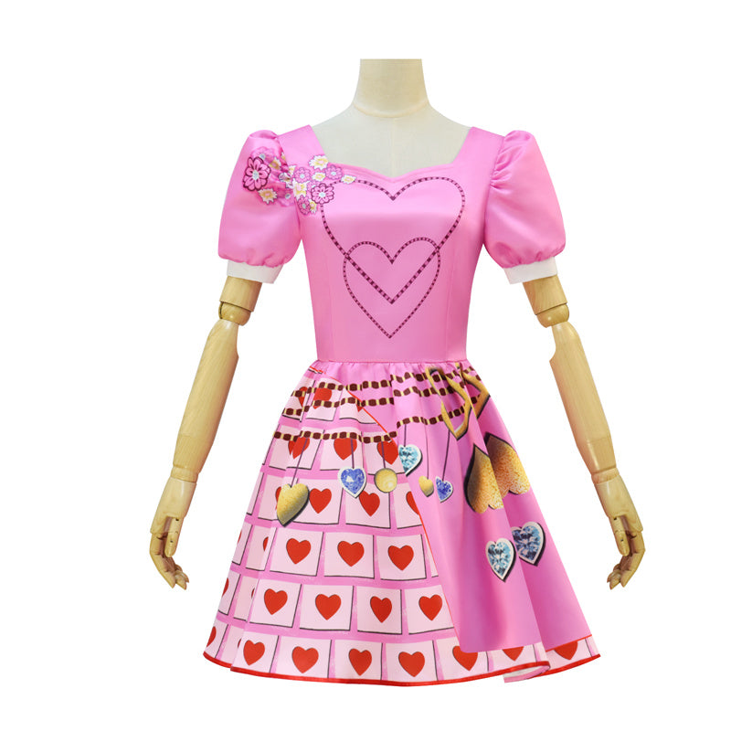 Descendants The Rise of Red Cosplay Costume Queen of Hearts Dress ...