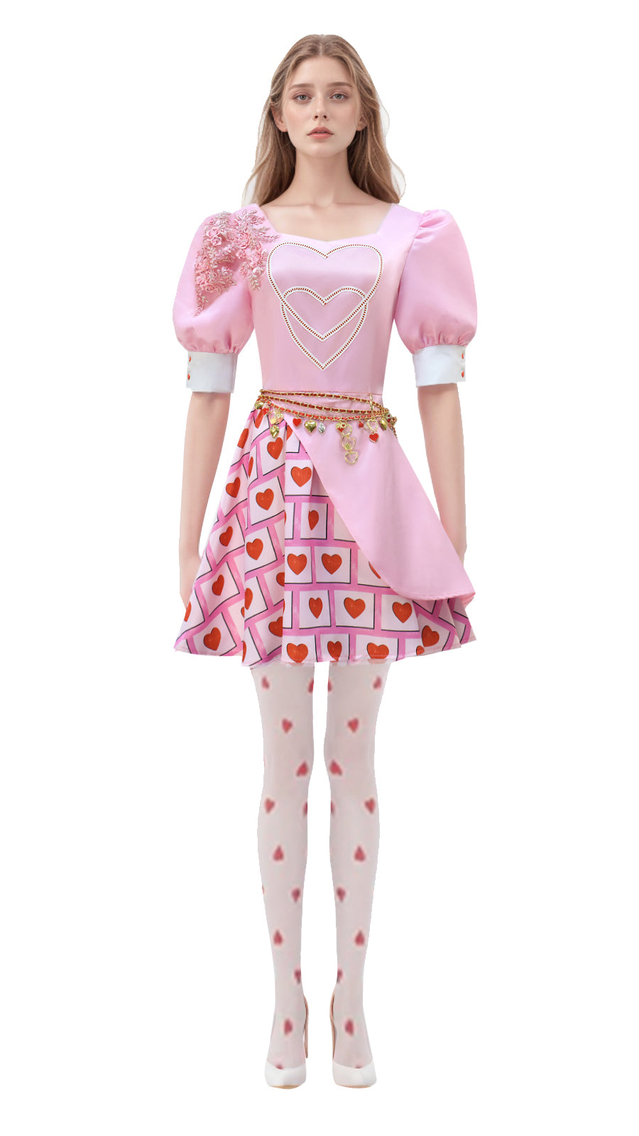 Descendants The Rise of Red Cosplay Costume Queen of Hearts Dress ...