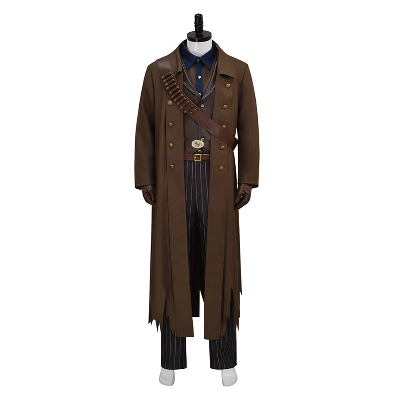 Fallout Ghoul Cosplay Fallout Costume Ghoul Cooper Howard Leather Jack ...