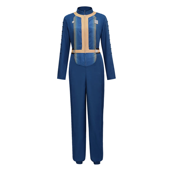 Fallout Lucy Cosplay Costume Lucy Vault 33 Jumpsuit Blue Uniform Hallo ...
