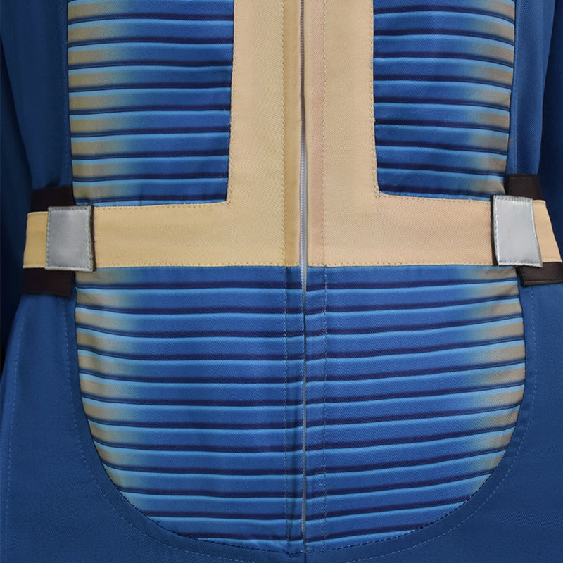 Fallout Lucy Cosplay Costume Lucy Vault 33 Jumpsuit Blue Uniform Hallo ...