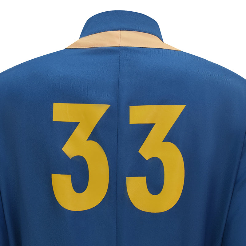 Fallout Lucy Cosplay Costume Lucy Vault 33 Jumpsuit Blue Uniform Hallo ...