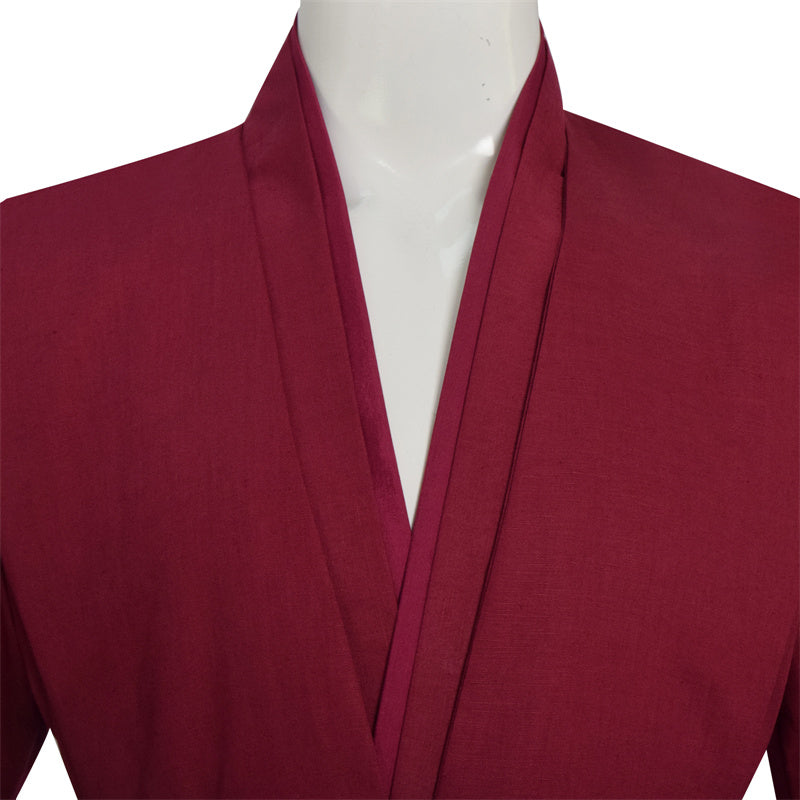 Becostume Star Wars Jedi Cosplay Costume Jedi Burgundy Robe Suit