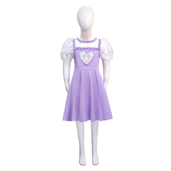 Kids Melanie Martinez K 12 Dress K-12 Purple Dress Cosplay Costume Whi ...
