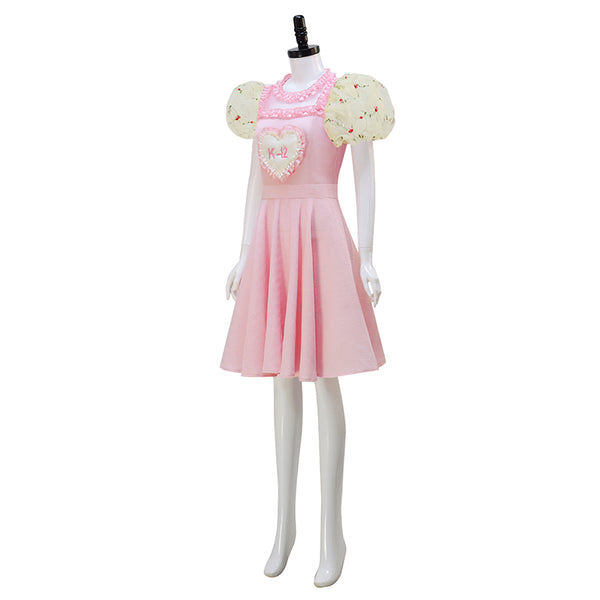 K 12 Dress K-12 Tour Melanie Martinez Cosplay Costume Pink Dress Yello ...