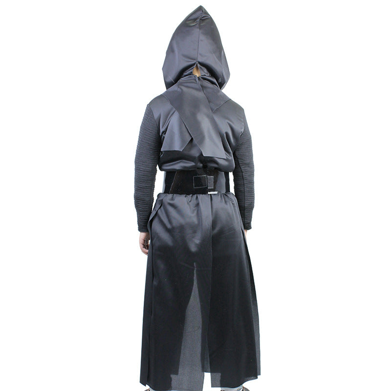 Kids Kylo Ren Cosplay Boys Star Wars Knights of Ren Costume Robe Hallo ...