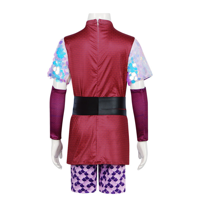 Nimona Cosplay Comic Nimona Costume Women Kids Purple Unifrom Hallowee ...