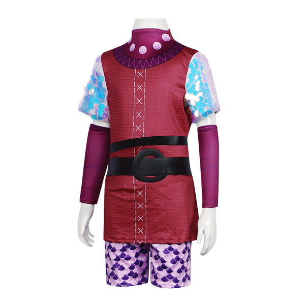 Nimona Cosplay Comic Nimona Costume Women Kids Purple Unifrom Hallowee ...