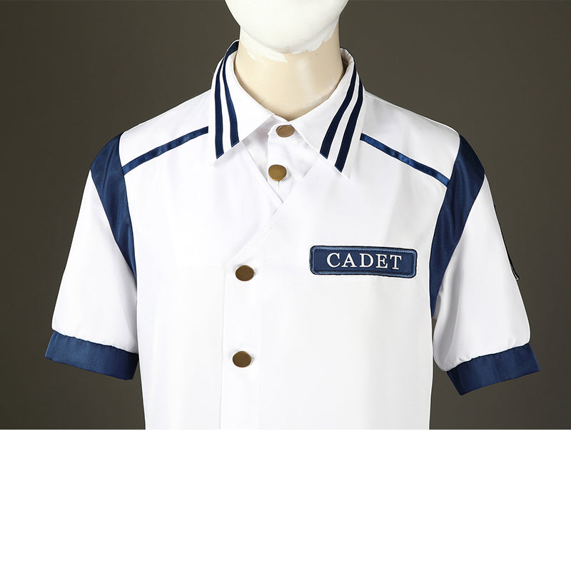 One Piece Coby Cosplay Costume Koby Navy Uniform Halloween Party Suit ...