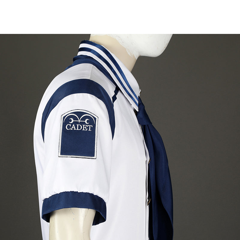 One Piece Coby Cosplay Costume Koby Navy Uniform Halloween Party Suit ...