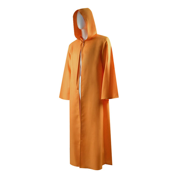 Orange Jedi Robe Star Wars Jedi Cloak Hooded Halloween Cape – Becostume