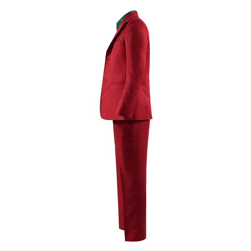 Becostume The Joker Cosplay Costume Joker Red Classic Suit Uniform Hal