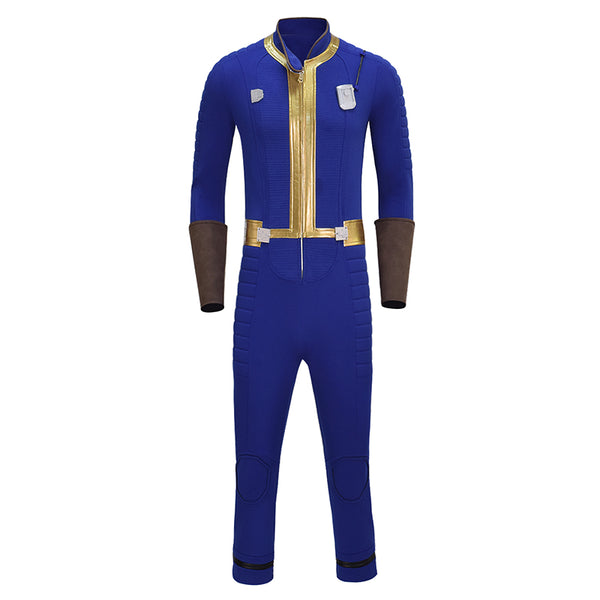 Vault 75 Jumpsuit Fallout Vault Cosplay Costume Vault Dweller Blue Jum ...