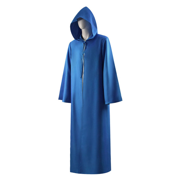 Blue Jedi Robe Star Wars Jedi Cloak Hooded Halloween Cape – Becostume
