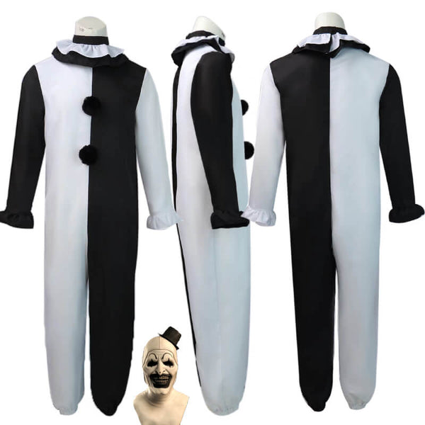 Terrifier 2 Art the Clown Halloween Costume Jumpsuit Halloween Scary M ...