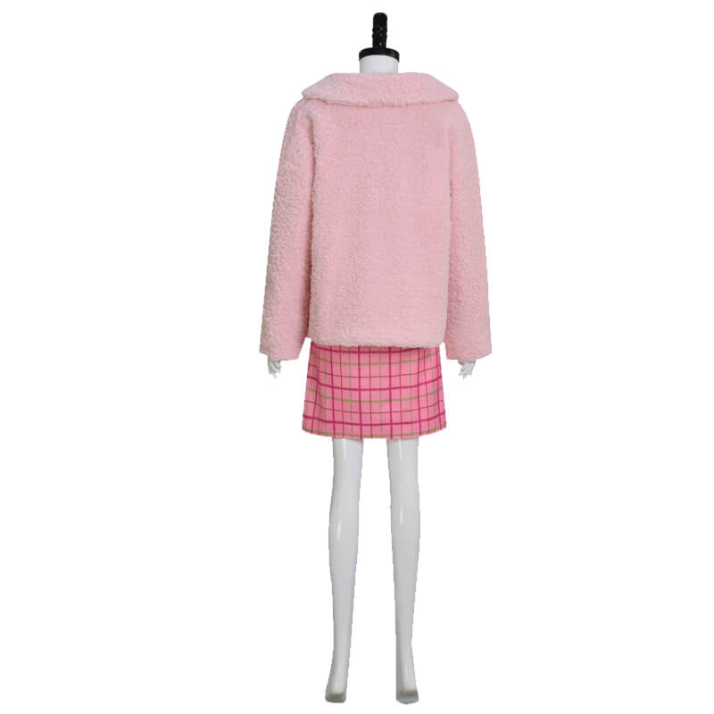 Wednesday Enid Pink Dress Wednesday Addams Cosplay Adults Enid Sinclai ...